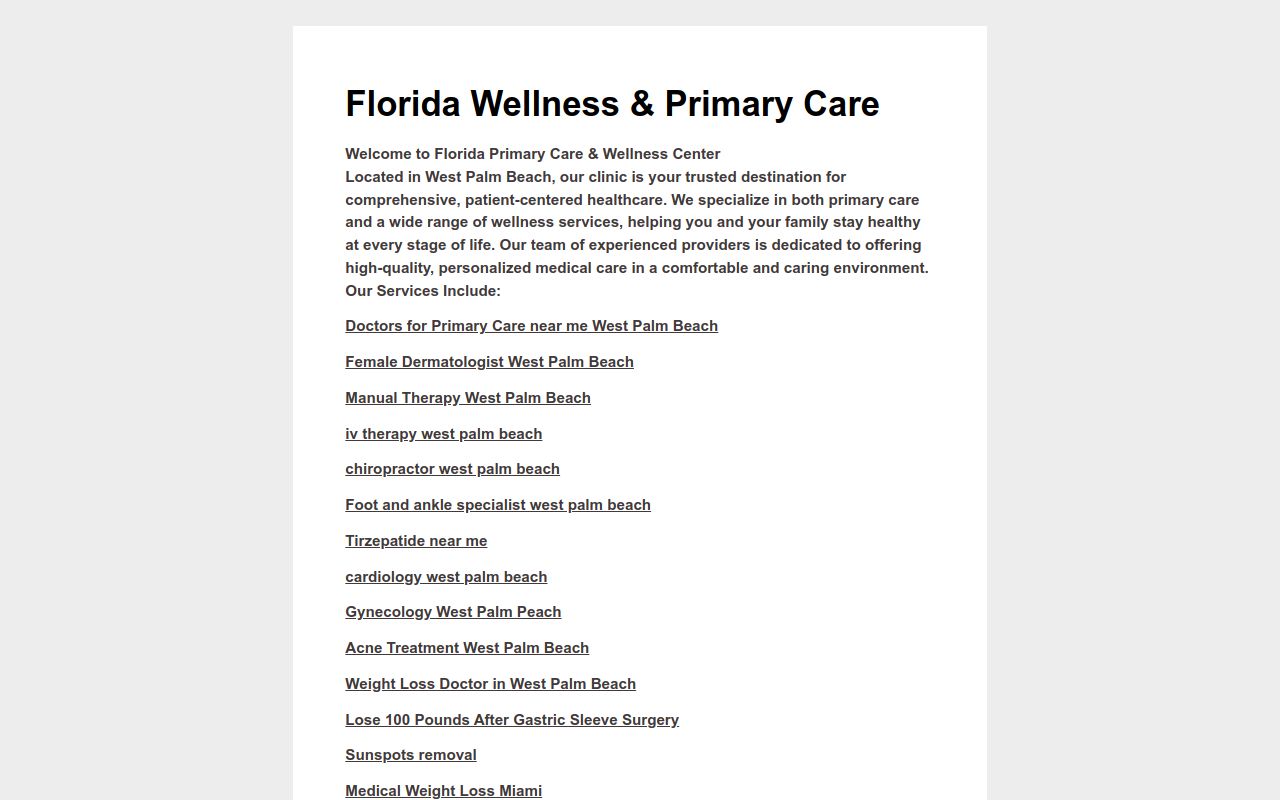 Florida Wellness & Primary Care